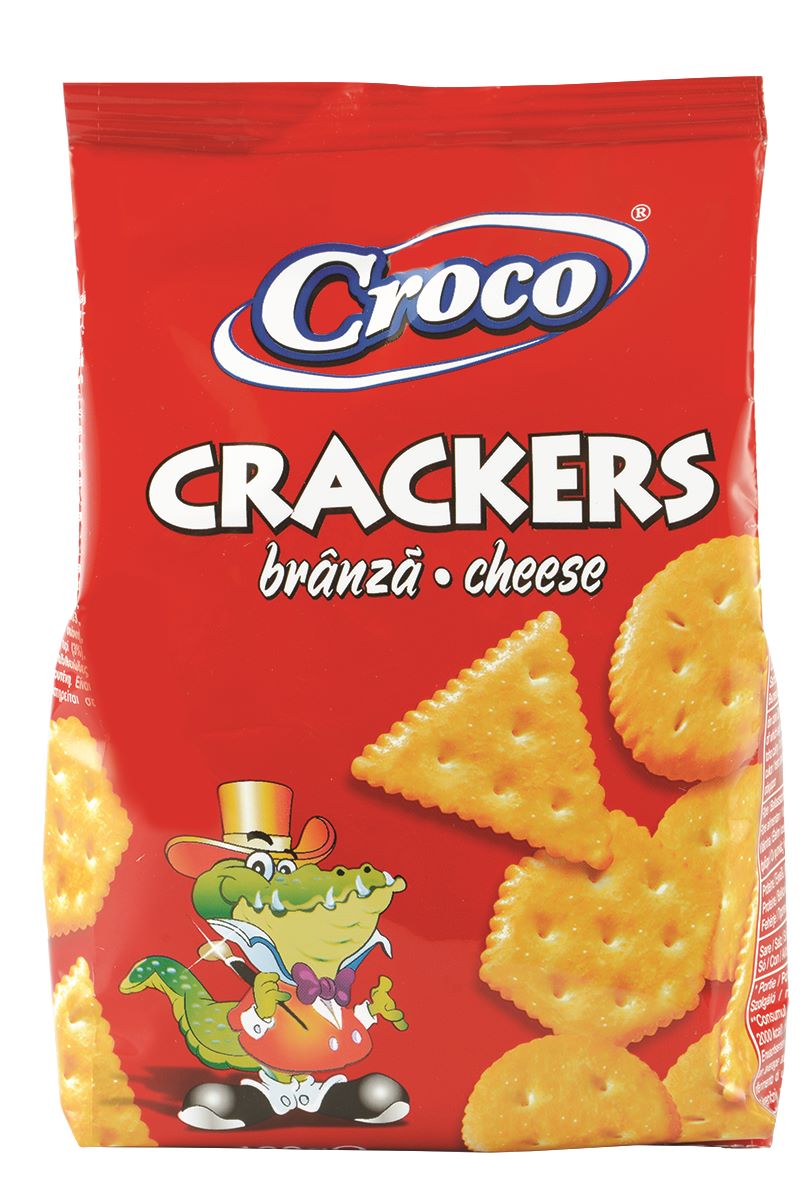 Croco Crackers Cheese 100g | كروكو كراكر بنكهة الجبنة – 2kShopping