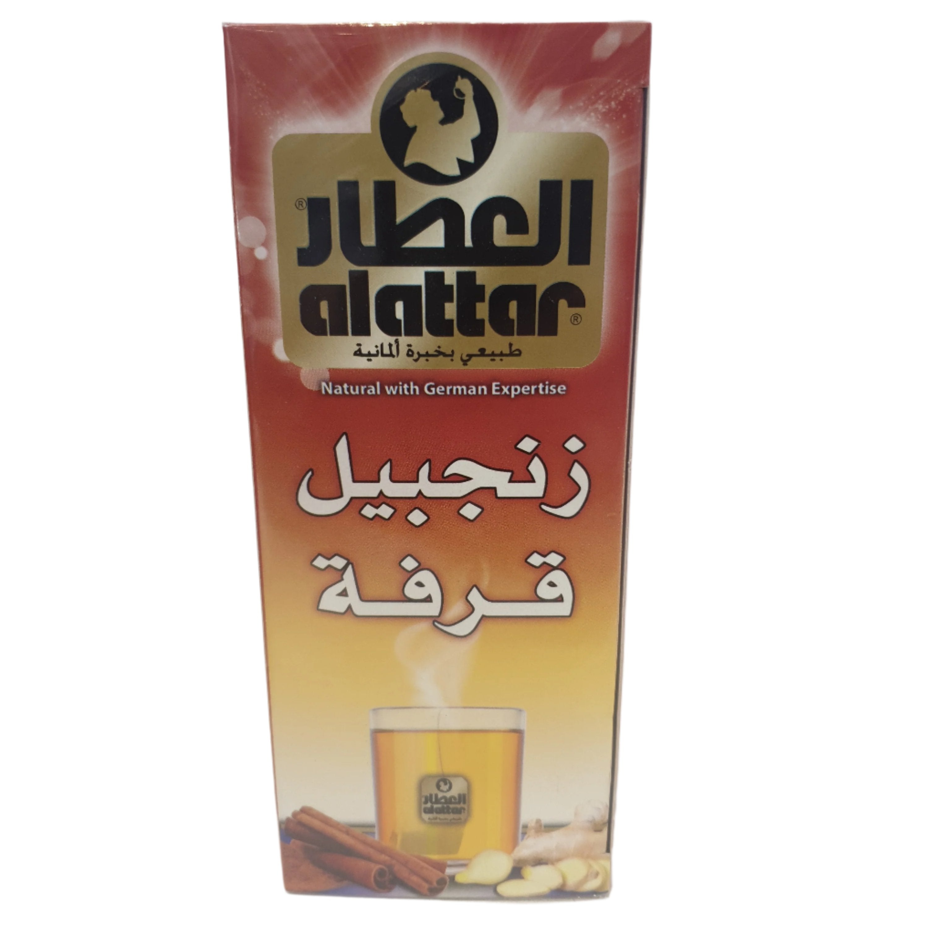 Alattar Cinnamon & Ginger Tea Bags of 20pcs | العطار قرفة – 2kShopping