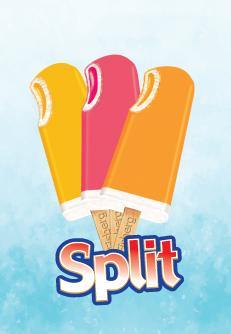 Eisberg Ice Cream Split orange – 2kShopping